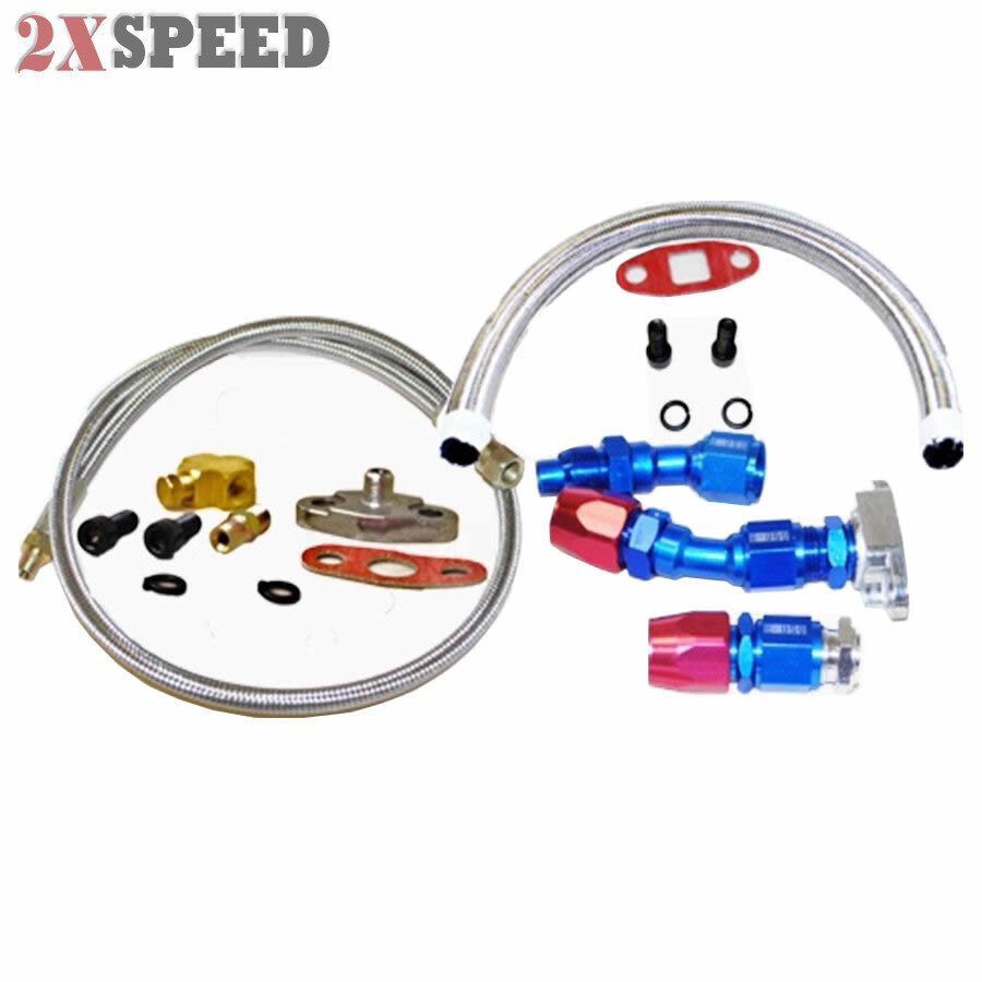 T3/T4 Turbo +Manifold +Wastegate for 92-96 Prelude F22A1 90-93 Accord ...