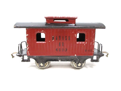 Lionel 801 Caboose Wabash Maroon 4890 Oil Label Prewar O gauge X6603 | eBay