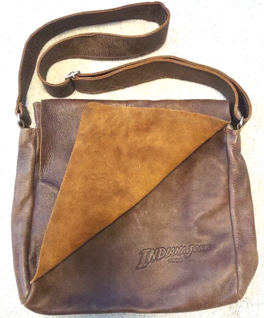 Rare Indiana Jones Movie Memorabilia, Leather Bag Spielberg gift to ...