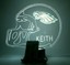 Philadelphia Eagles Night Light Football LED Sports Fan Lamp ...
