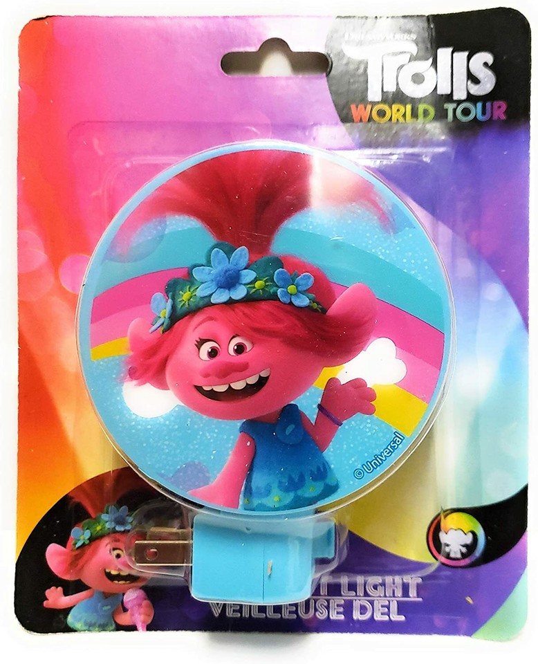 Trolls World Tour Poppy LED Rotary Night Light | eBay