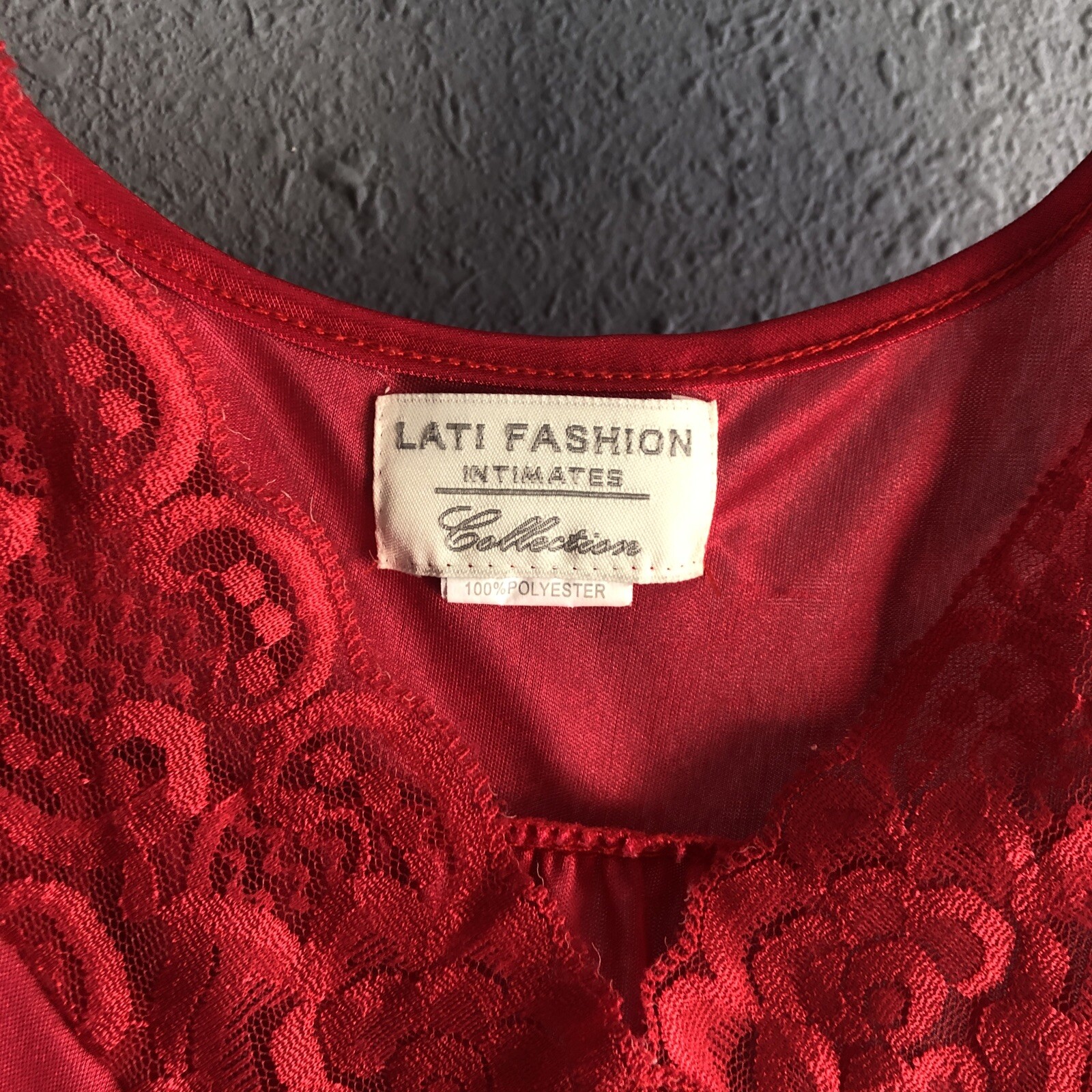 Two Lati Fashion MEDIUM Intimates Nightgown Pinks Polyester Lace ...