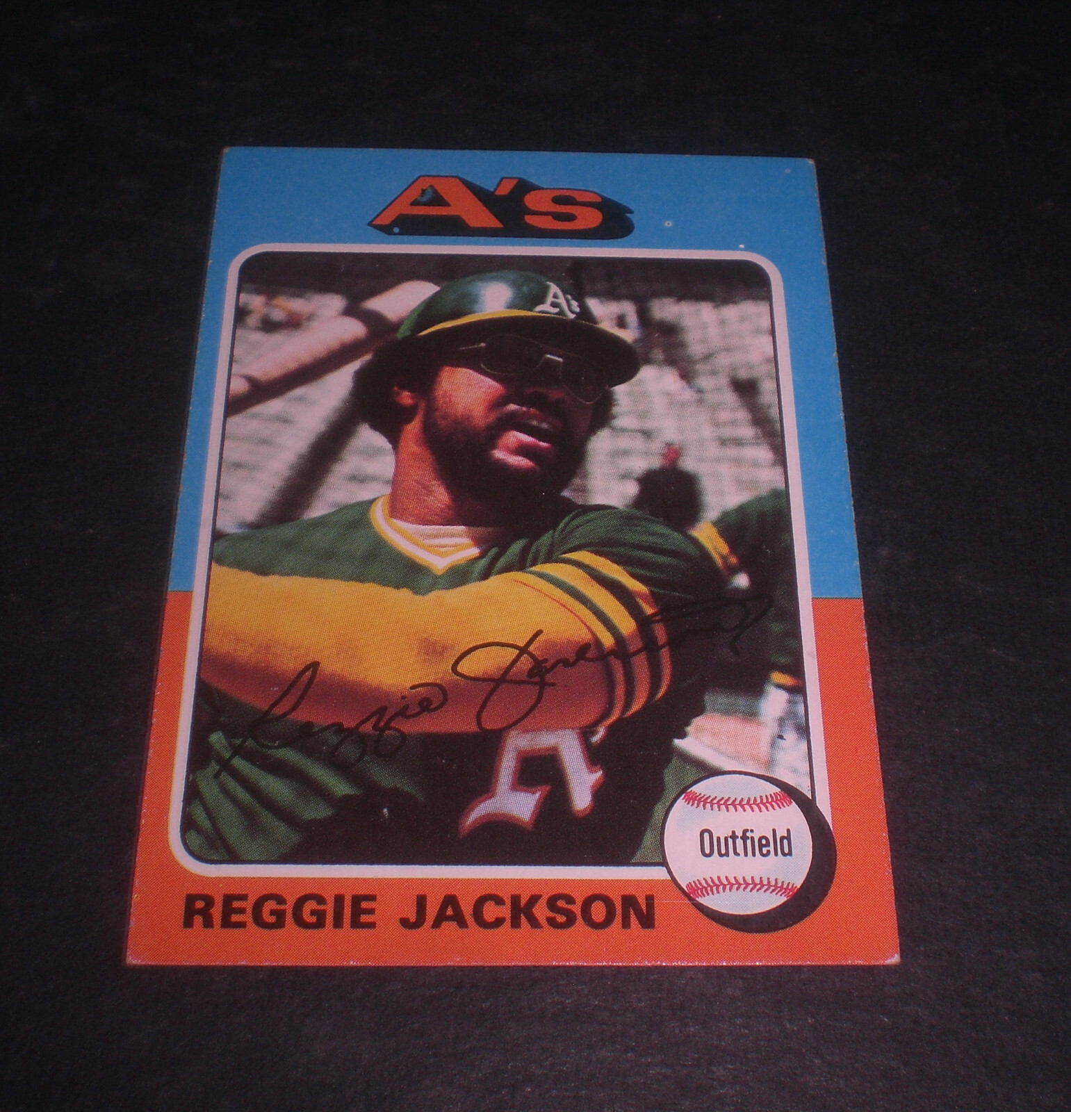 1975 REGGIE JACKSON TOPPS BASEBALL CARD #300 | eBay