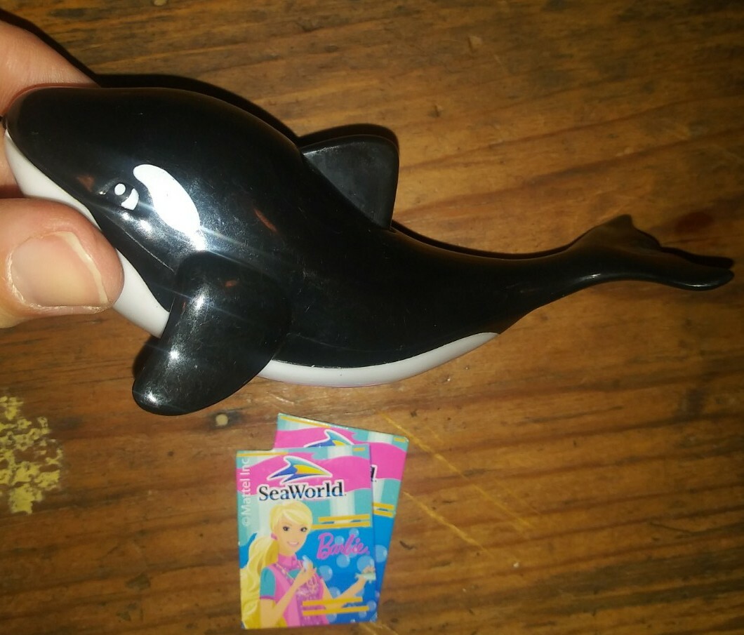 Barbie SeaWorld replacement accessory and mini orca whale 🐳 Shamu toy ...