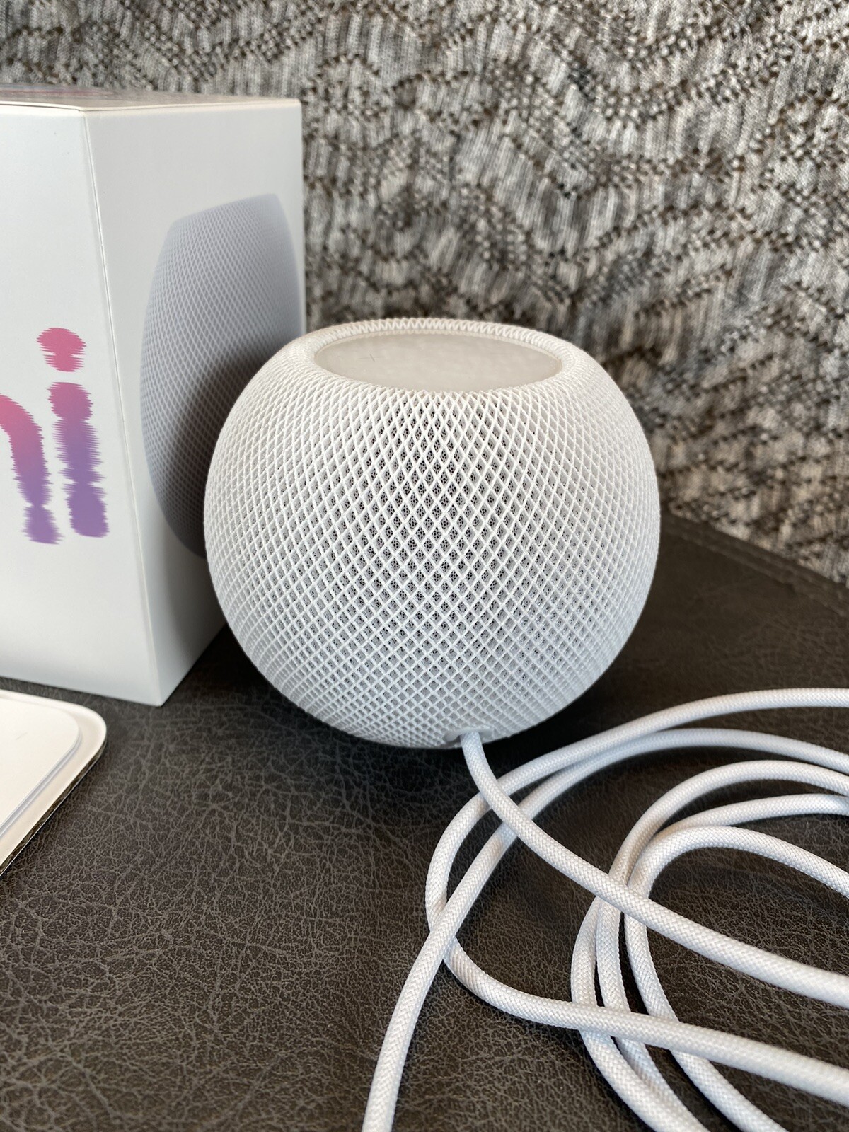 Apple HomePod mini Smart Speaker White MY5H2LL/A