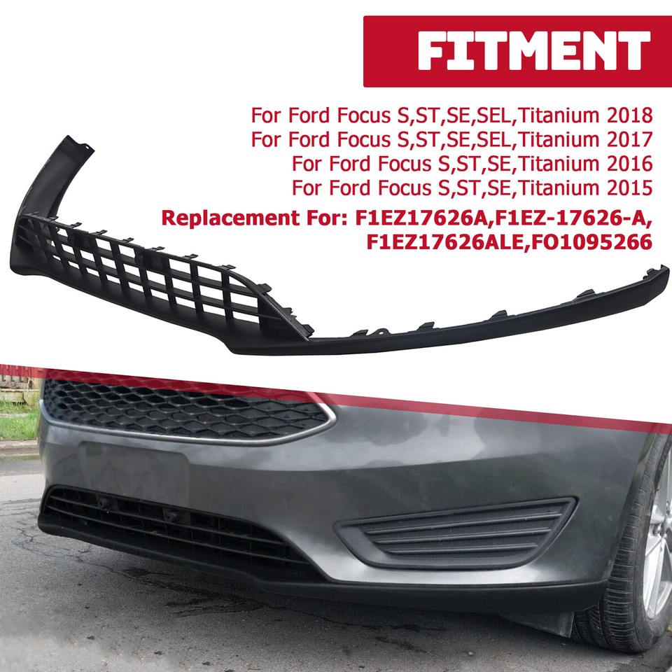 Fits 2015-2018 Ford Focus Front bumper Lower Valance Panel Grill for ...