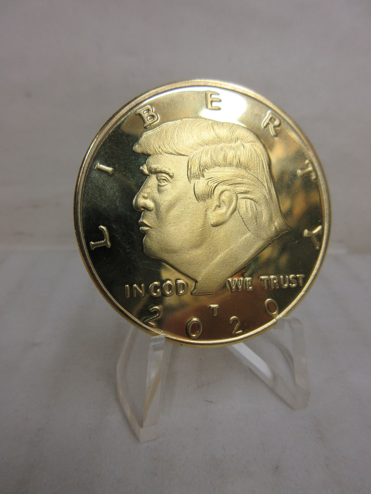 2020 Donald Trump Gold Plated 40mm Fantasy Coin Medal Token Exonumia | eBay