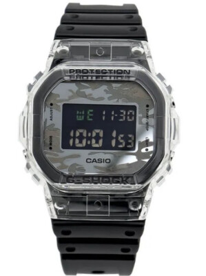 Casio G-Shock Digital Camo Dial Black Watch DW-5600SKC-1 From Japan | eBay