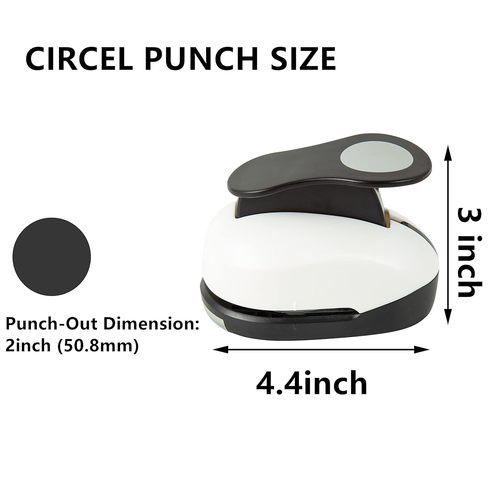 2" inch Hole Punch Circle Cutter Punches Paper Circles Craft Punches ...
