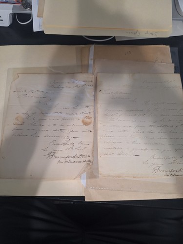 2 Letters 1823 Written And Signed By Colonel George Bomford Ordance ...