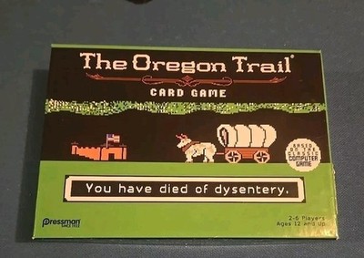 The Oregon Trail & Oregon Trail Hunt For Food Card Game Combo CIB ...