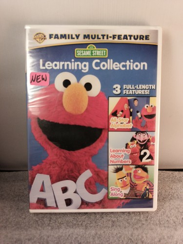 Sesame Street Learning Collection (DVD) Alphabet/Learning Numbers/Sing ...