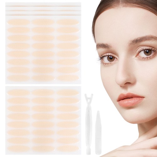 240 Pcs Lace Double Eyelid Sticker Tape for Droopy Eyes Hooded Elderly ...