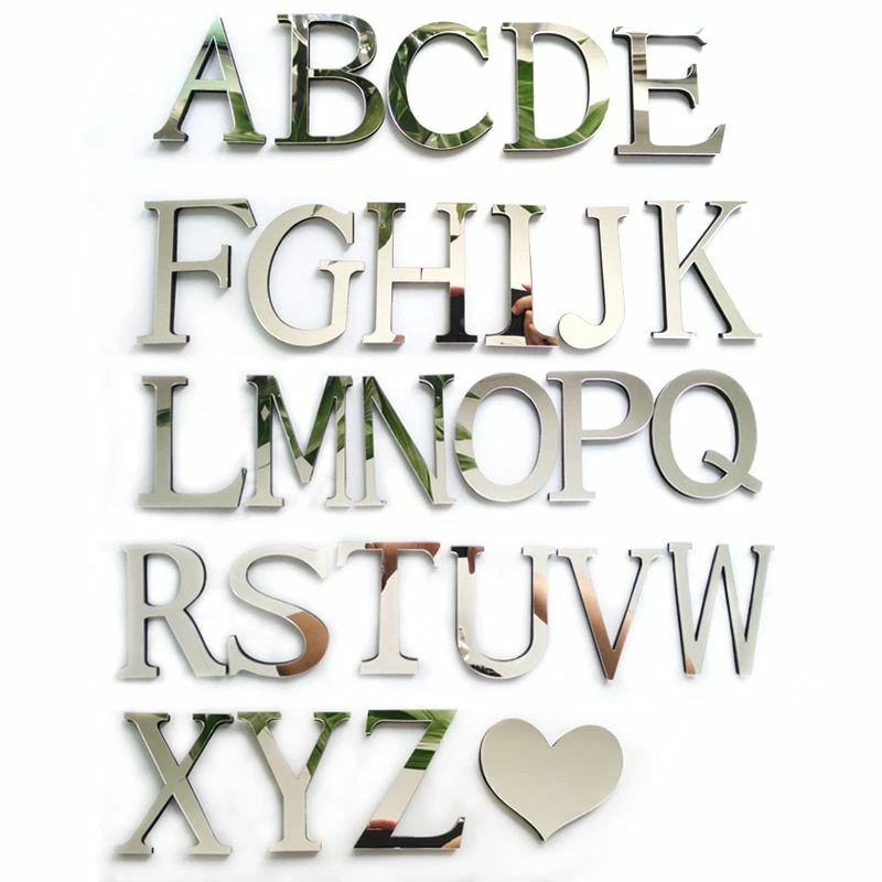 Decorative Alphabet Letters For Walls
