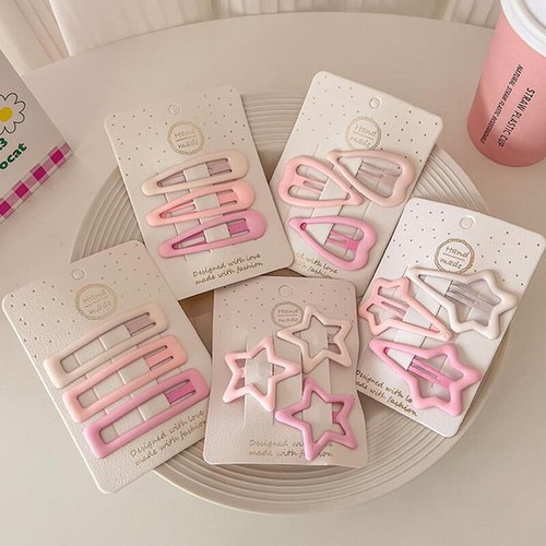 3pcs/set Hairpins For Women Girls Star BB Hair Clips Pin Mini Korean ...