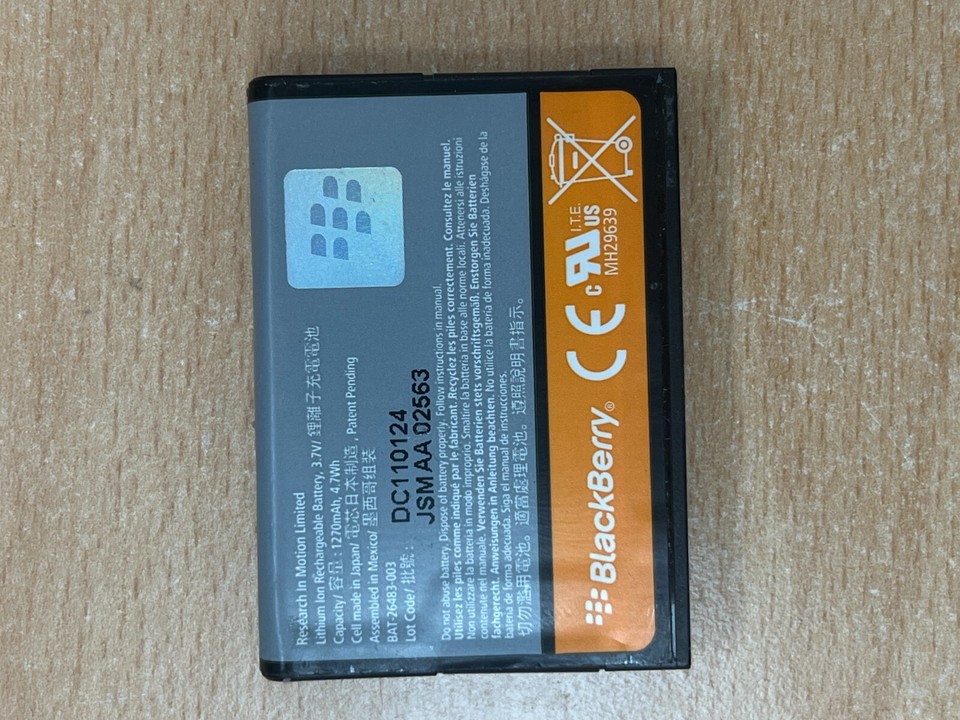 Genuine BlackBerry F-S1 Battery For BlackBerry 9800 9810 Torch 1270mAh ...