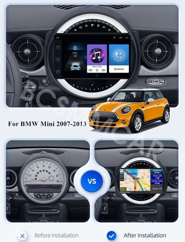 Fit For BMW MINI/MINI COOPER 2007-2013 Android 14 Car Radio Stereo ...