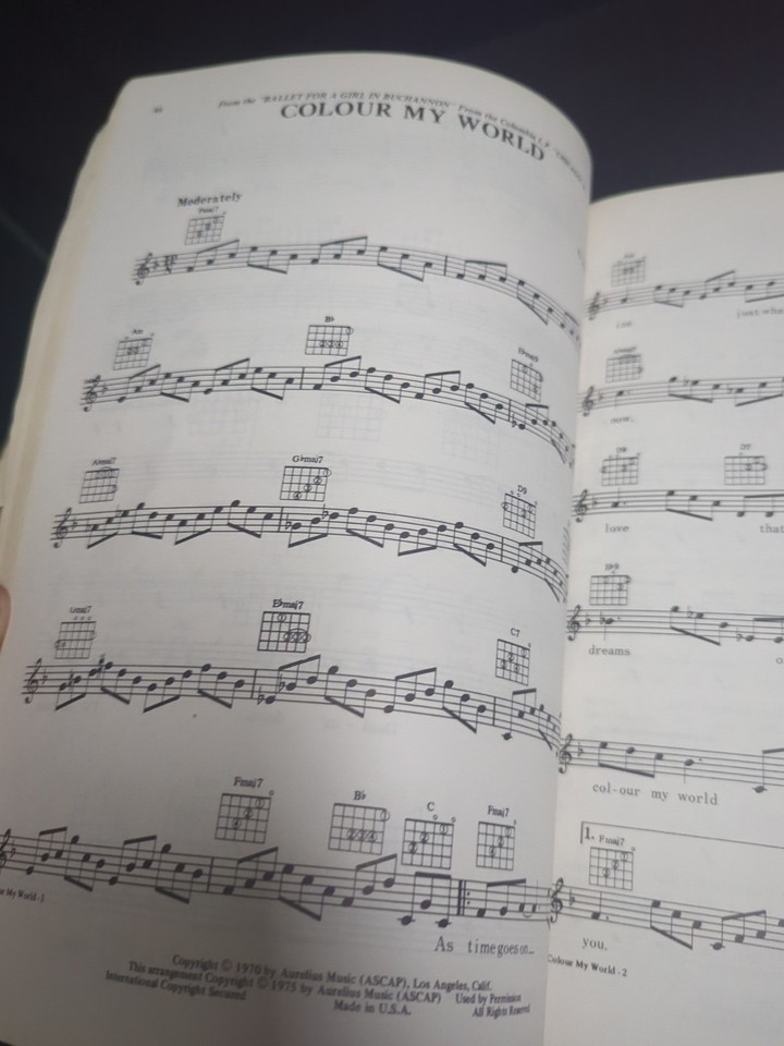 100 Guitar Super Gold No. 4 Music Book Tablature Screen Gems Columbia ...