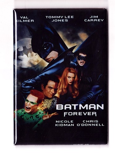 BATMAN FOREVER (1995) - 2"x3" MOVIE POSTER MAGNET (dc retro vhs 90s ...