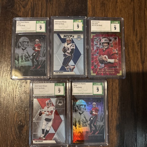 Tom Brady CSG Graded Card Lot – NFL Legend – All Grade 9 Slabs | eBay