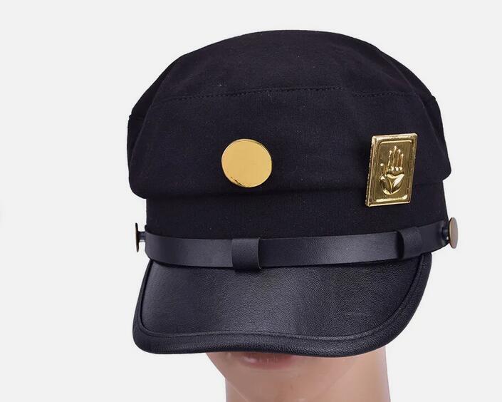 New Anime JoJo's Bizarre Adventure Kujo Jotaro Cap Hat Cosplay Gift | eBay
