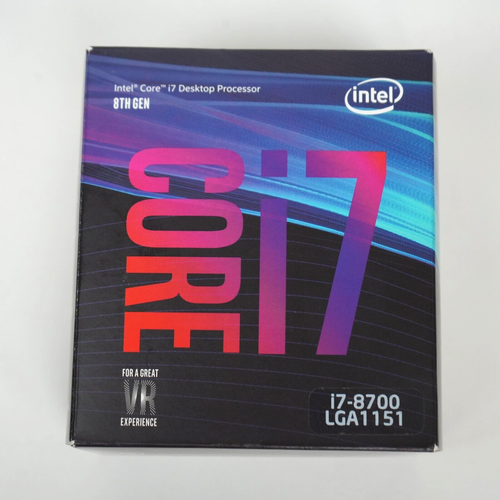 Intel Core i7-8700 SR3QS 3.20GHz Processor Socket 1151 Six Core Desktop ...