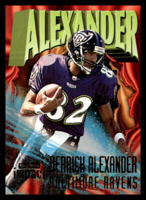 1997 SkyBox Impact #180 Derrick Alexander Baltimore Ravens | eBay