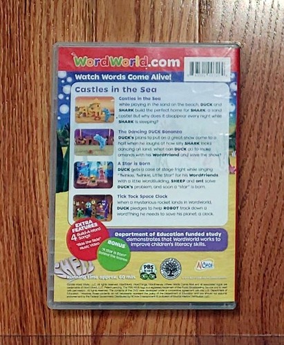 WordWorld Castles in the Sea DVD 2009 2-Disc Set Collection Over 3.5 ...