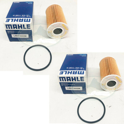 LAND ROVER OIL FILTER SET x2 EVOQUE RR SPORT RANGE DCVRY SP 2.0L ...