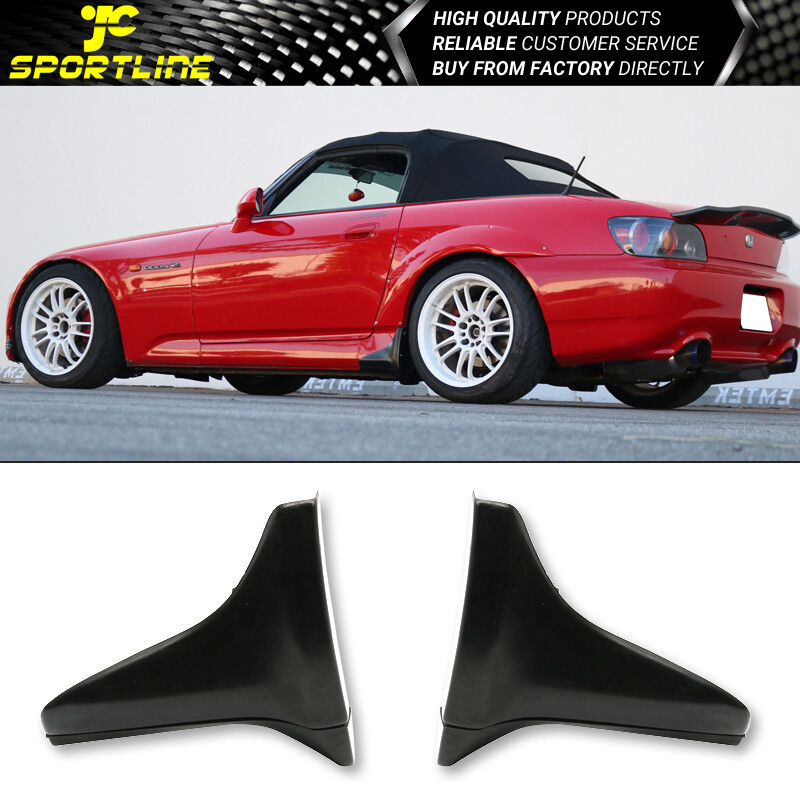 Fits 00-09 Honda S2000 PU Rear Side Skirt Guard Strakes Spats OE Style ...