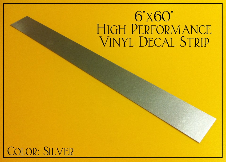 6"x60" Vinyl Windshield Banner Decal Strip Racing Stripe Sticker Window ...