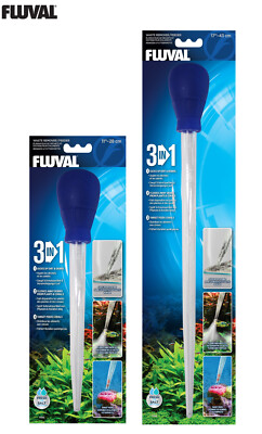 FLUVAL WASTE REMOVER & FEEDER 3 IN 1 AQUARIUM FISH TANK CLEANER 2 SIZES ...