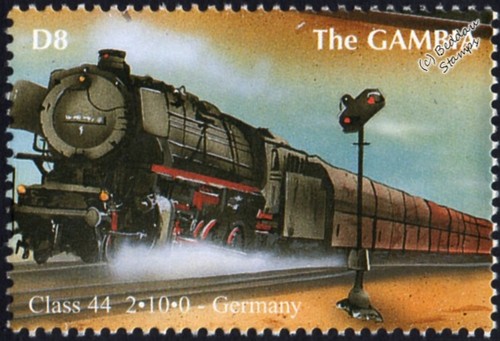 DRG (German Railways) Baureihe Class 44 2-10-0 Steam Train Locomotive ...