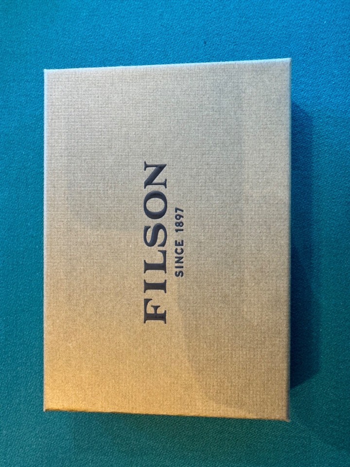 Filson Bi-Fold Wallet 11070399 MADE IN USA Tan Bridle Leather CC Bi ...