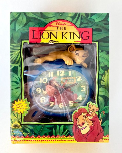 Disney The Lion King Alarm Clock Dream Time Simba Battery Operated for ...