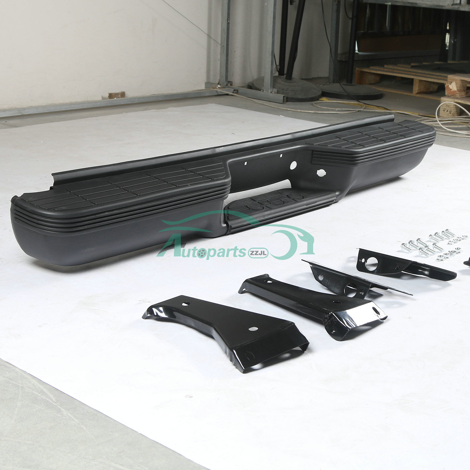 Powder-Coated Rear Bumper For 88-00 Chevrolet C1500 C2500 K1500 ...