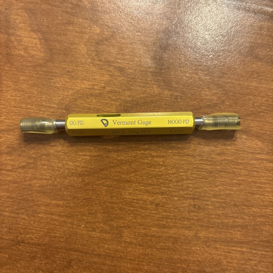 New M4 X .7 6g Vermont Set Thread Plug GAGE 4 0.7 | eBay
