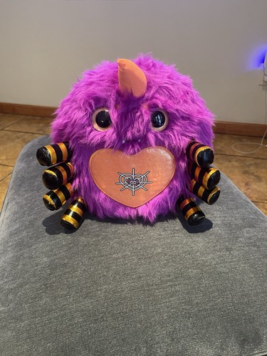 Rainbocorns Vampire Spider Plush Purple Fuzzy Monster Halloween Spooky ...