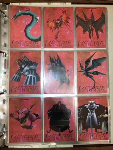 Final Fantasy VII FF7 Carddass Masters Complete Set First Edition Set ...