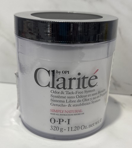 OPI Clarite Odor & Talc-Free System Simply Natural 11.20 oz | eBay