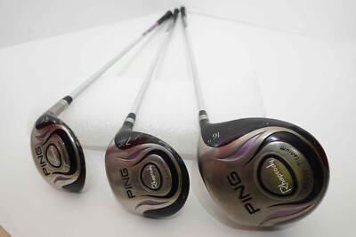 Ping Rhapsody Ladies RH Set: 16° Driver, 26° 7-Wood, & 30° Hybrid, L ...