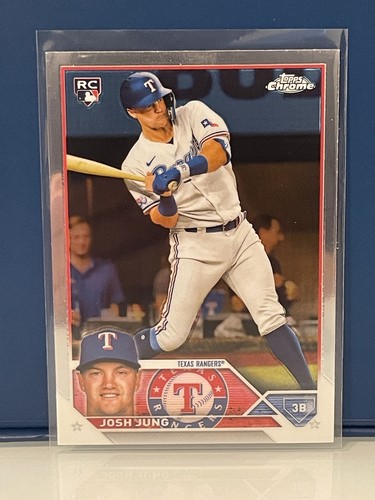 Josh Jung Rookie RC 2023 Topps Chrome Baseball Card Base #93 Texas ...