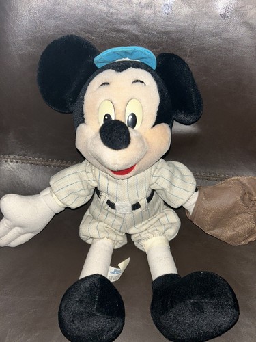 **VINTAGE** Disneyland Mickey Mouse Baseball Plush 17” 1995 Toy Doll | eBay