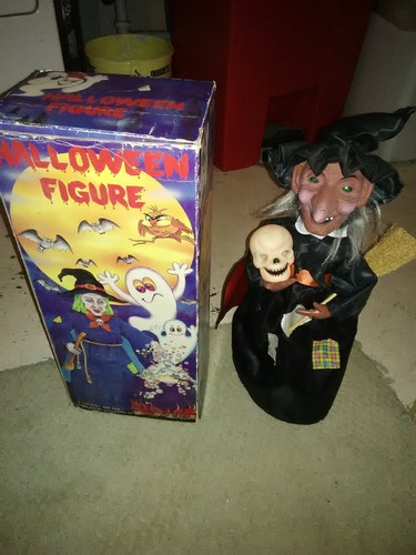 Halloween motion activated witch | eBay