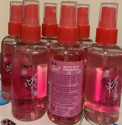 DEGREE GIRL Body Mist Fragrance JUST DANCE 3 fl oz Pack of 6 | eBay