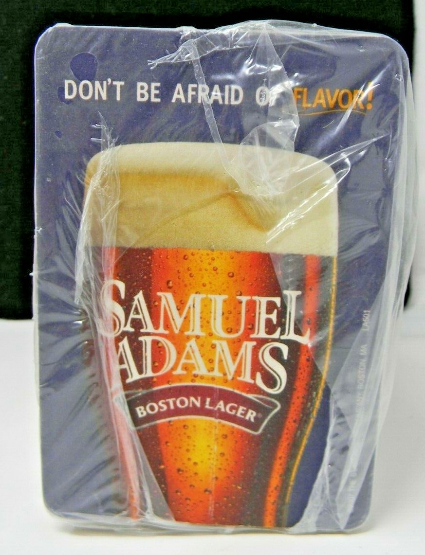 Samuel Adams- Don't be afraid of flavor- Beer coasters- 100 new | eBay