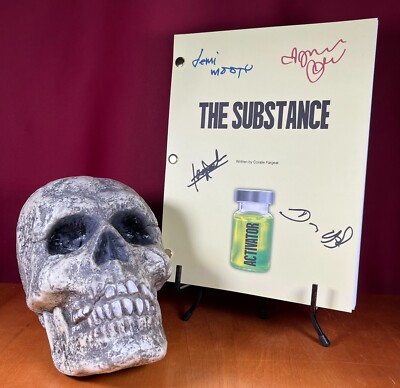 The Substance Script Signed- Autograph Reprints- 145 Pages- Demi Moore ...