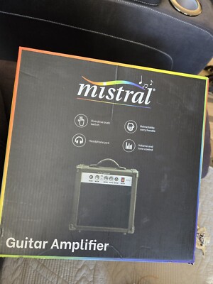 MISTRAL GUITAR AMPLIFIER NEW (MMAMP10) (BLACK) #5083NSB | eBay Australia