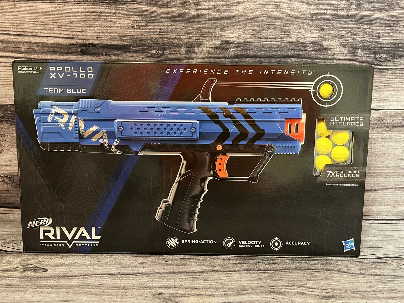 Nerf Rival Precision Battling Apollo XV-700 Team Blue 7X High Impact ...