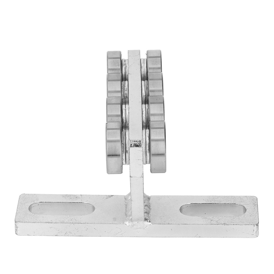 2x 8 Wheels Trolley Assembly 2700 Pounds T Pulley Assembly For Curtain ...